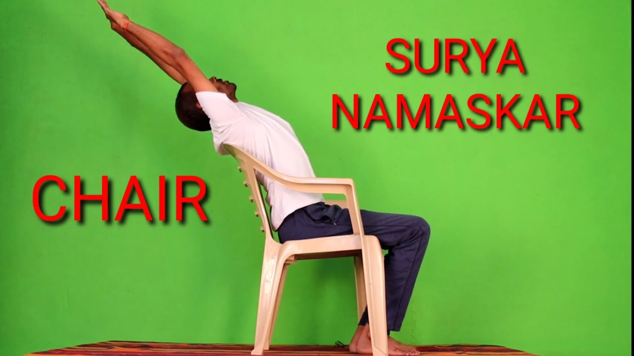 Chair Surya Namaskar | Sun Salutations For Beginners | Swami ...