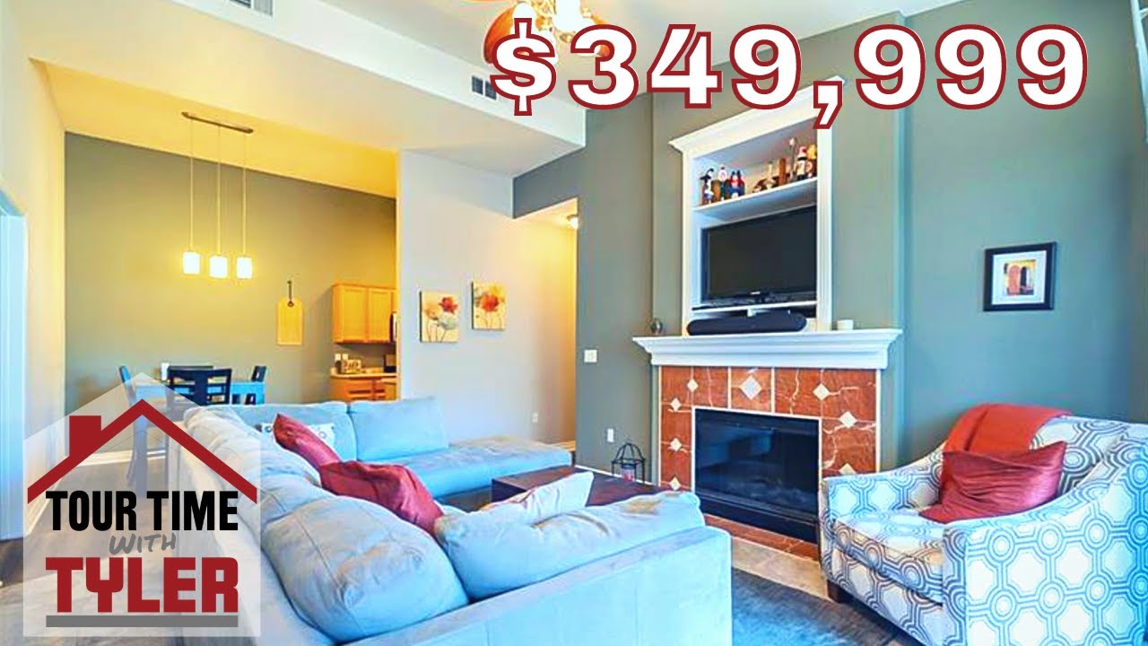 Las Vegas 350k Home Tour Townhomes Henderson NV With Garage - YouTube