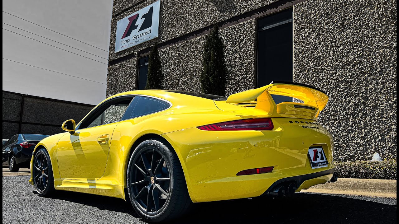 TOP SPEED PRO 1 Porsche 911 Carrera S Exhaust - YouTube