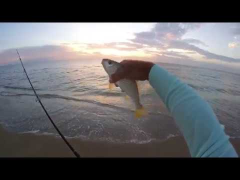 Surf Fishing Florida Croakers Tips and Techniques - YouTube