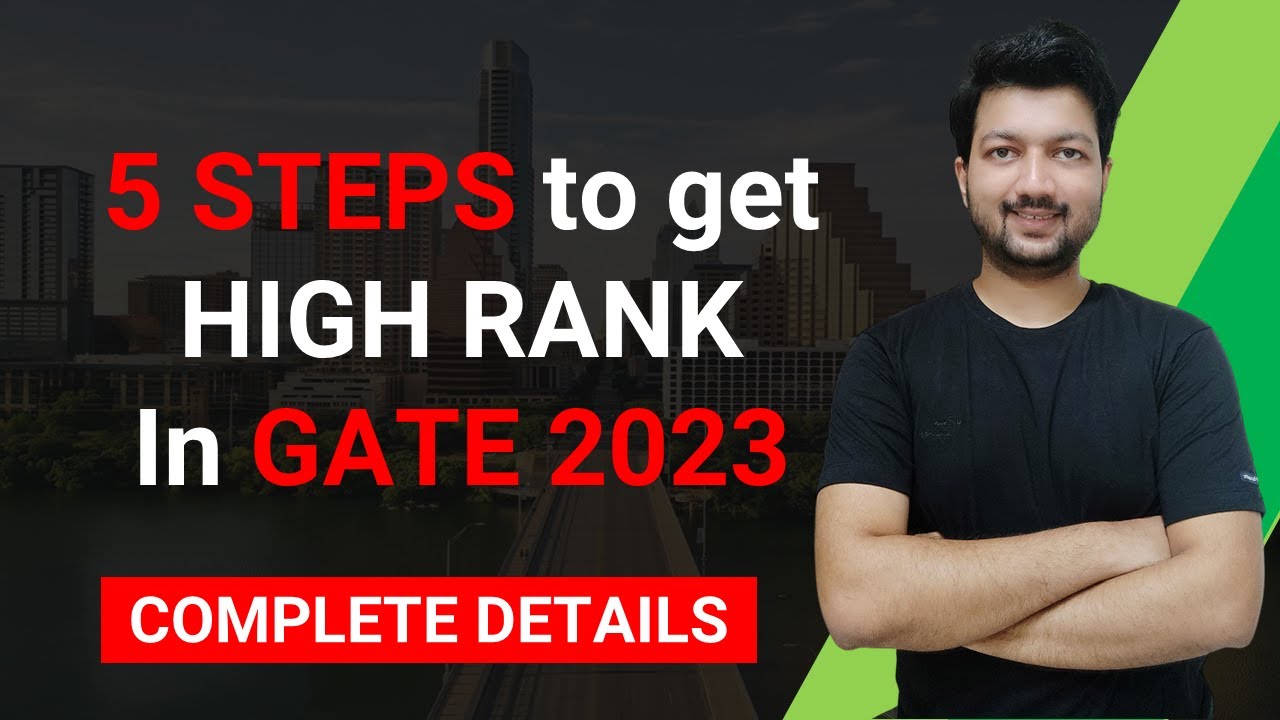 5 STEPS to get HIGH RANK in GATE 2023 - YouTube