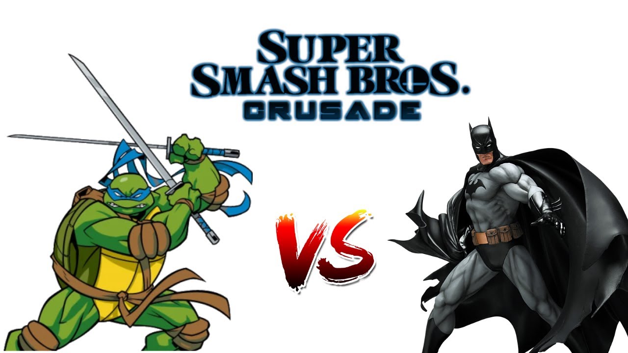 super smash bros cmc v8- leonardo vs batman - YouTube