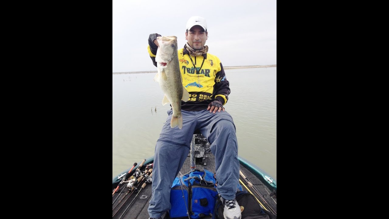 Pesca de lobina en el cuchillo con crankbait Fat Free Shad - YouTube