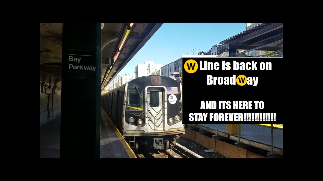 BMT Broadway Line: R160 (W) Train Line Resurrection Compilation! - YouTube