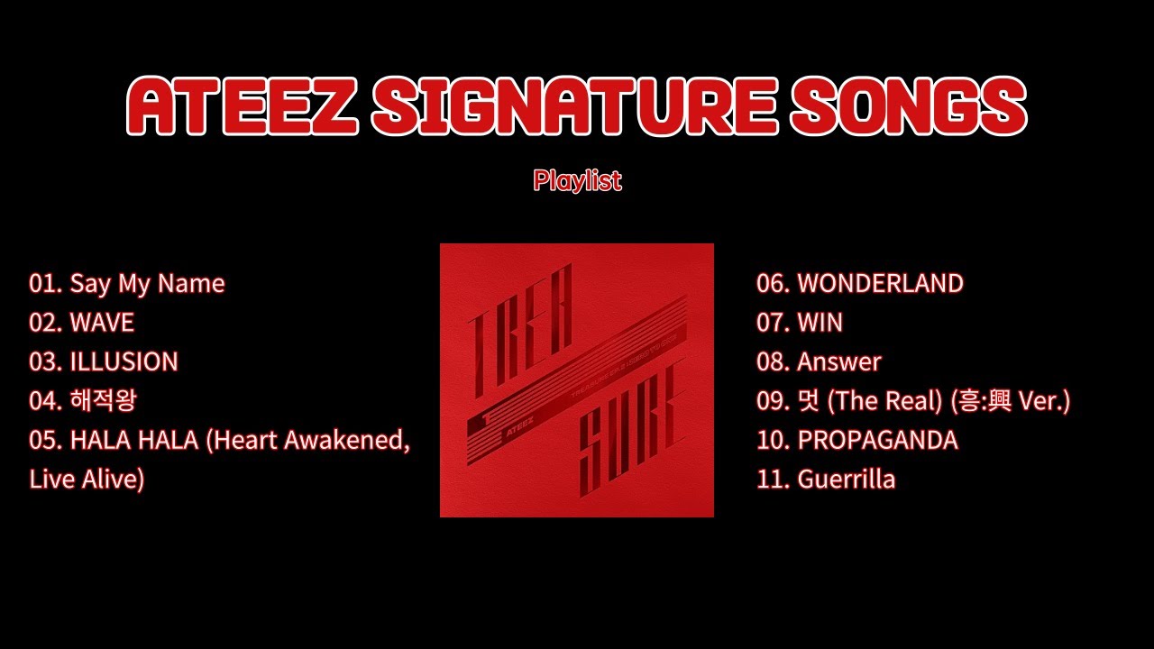 [Playlist] This is how we fight, 에이티즈 시그니처 노래 모음 | ATEEZ SIGNATURE ...
