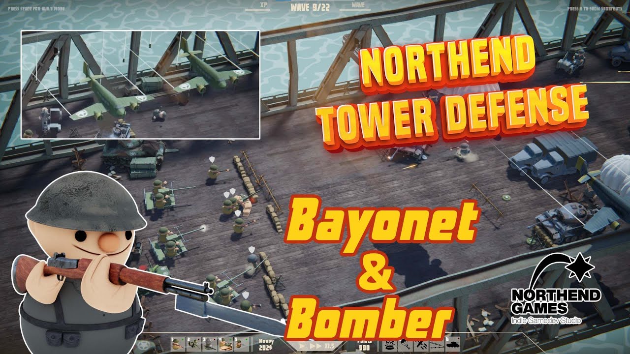 Bayonet & Bomber / Northend Tower Defense 🔥 - YouTube