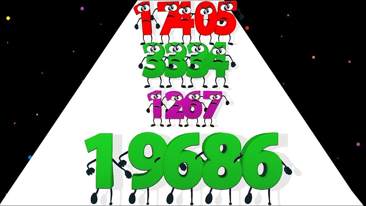 Merge Number Warriors 3D : Number Run ⭐ Merge Simulator Battles ( Max ...