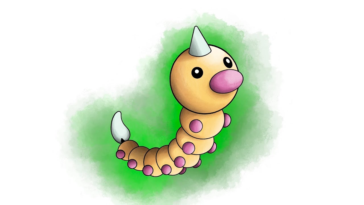 #013 weedle drawing - YouTube