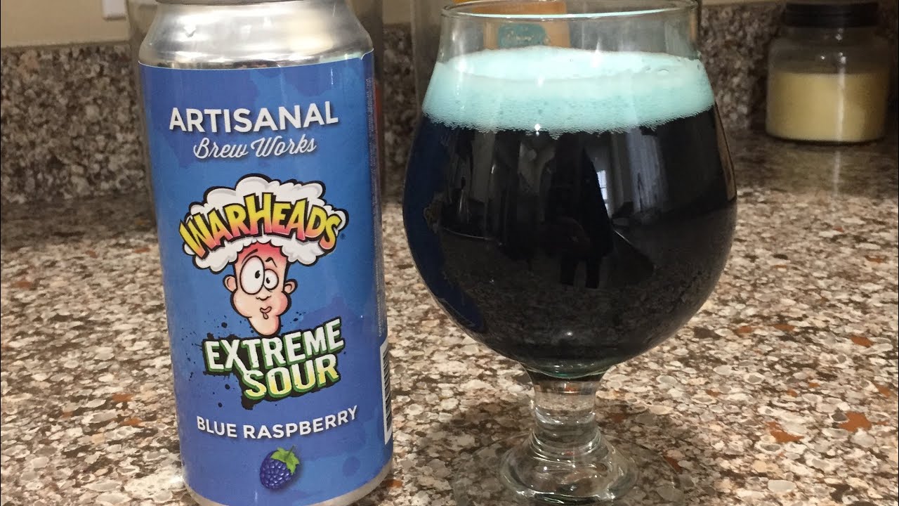 Artisanal and Warheads ® Blue Raspberry Extreme Sour #803 - YouTube