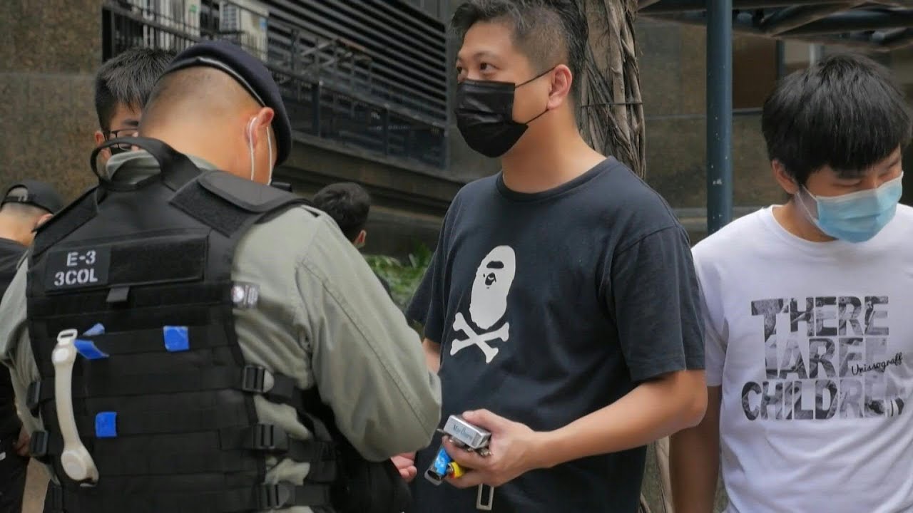 Police Search People In Hong Kong After Beijing Imposes Security Law