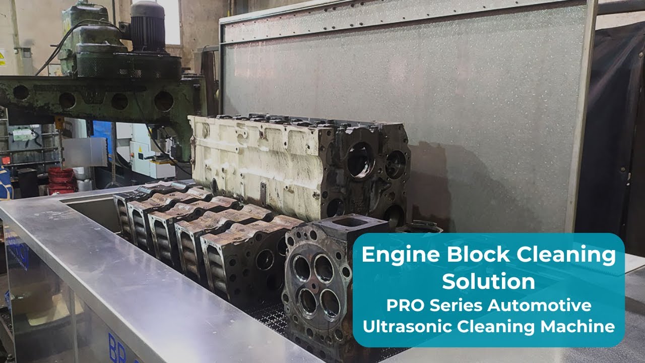 Engine Block Cleaning Solution - PRO Series Automotive Ultrasonic ...