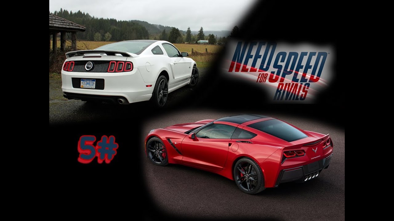 Need For Speed Rivals Mustang GT e Corvette Stingray 5# - YouTube