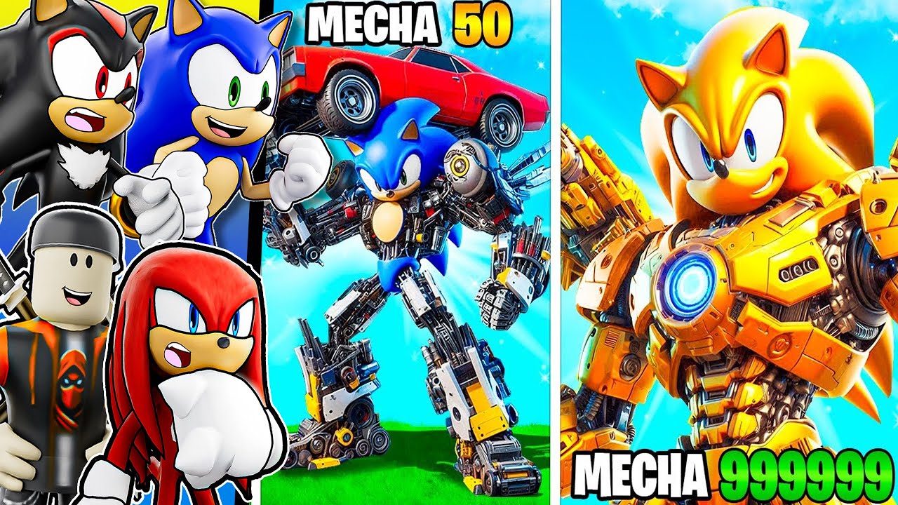 Sonic Upgrades To Super Mecha Sonic! - YouTube