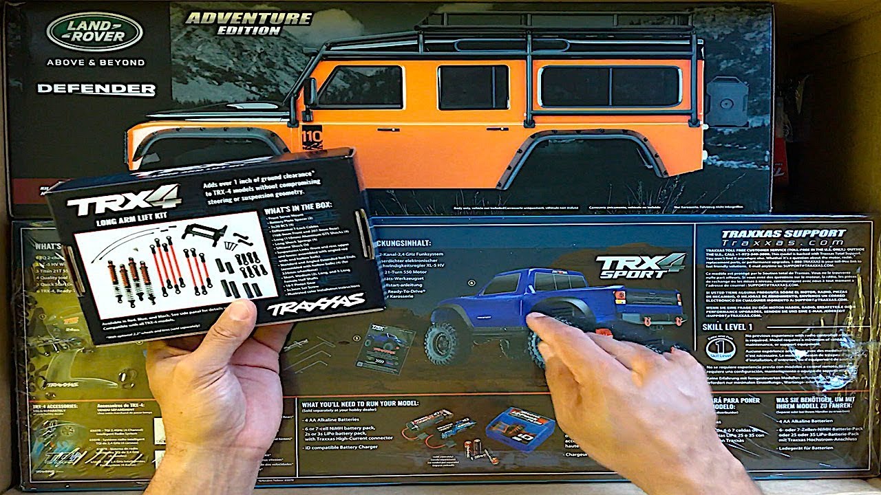 BIG Traxxas Haul | Traxxas TRX4 SPORT Unboxed | RC Lift Kit Install ...