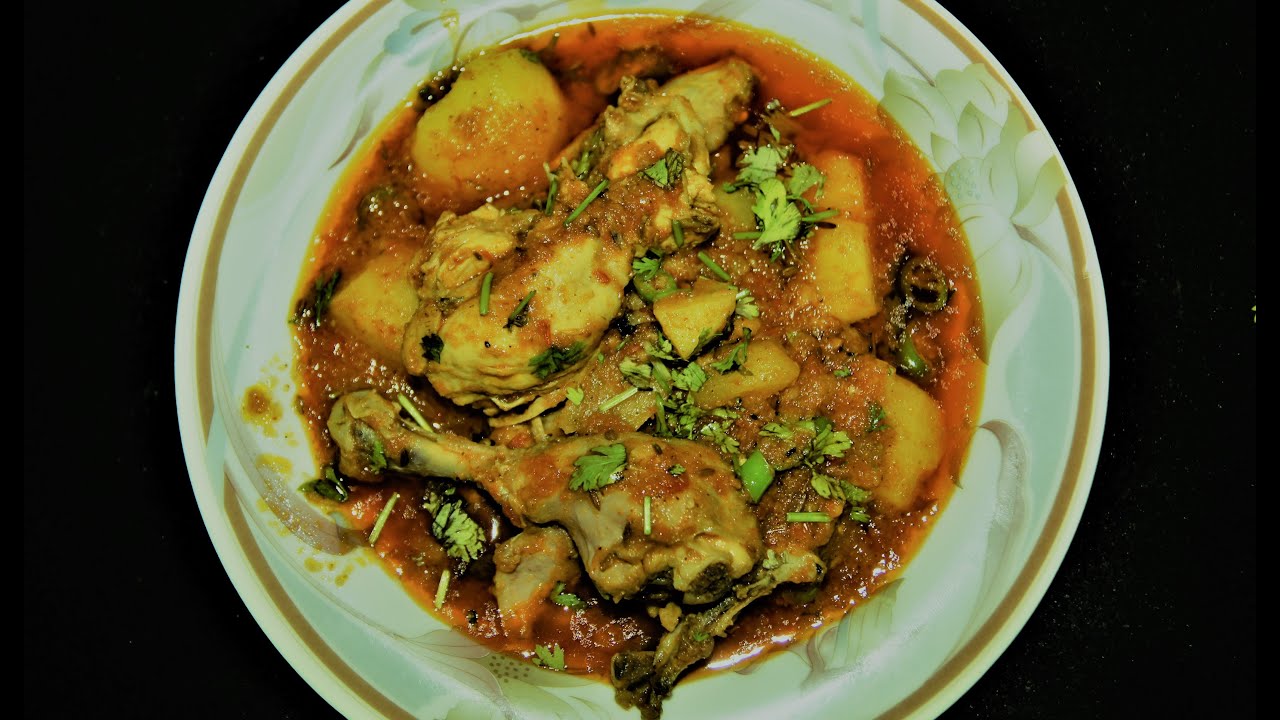 Chicken Aloo salan / Aloo Chicken Shorba / Aloo Chicken ka Salan Ki ...