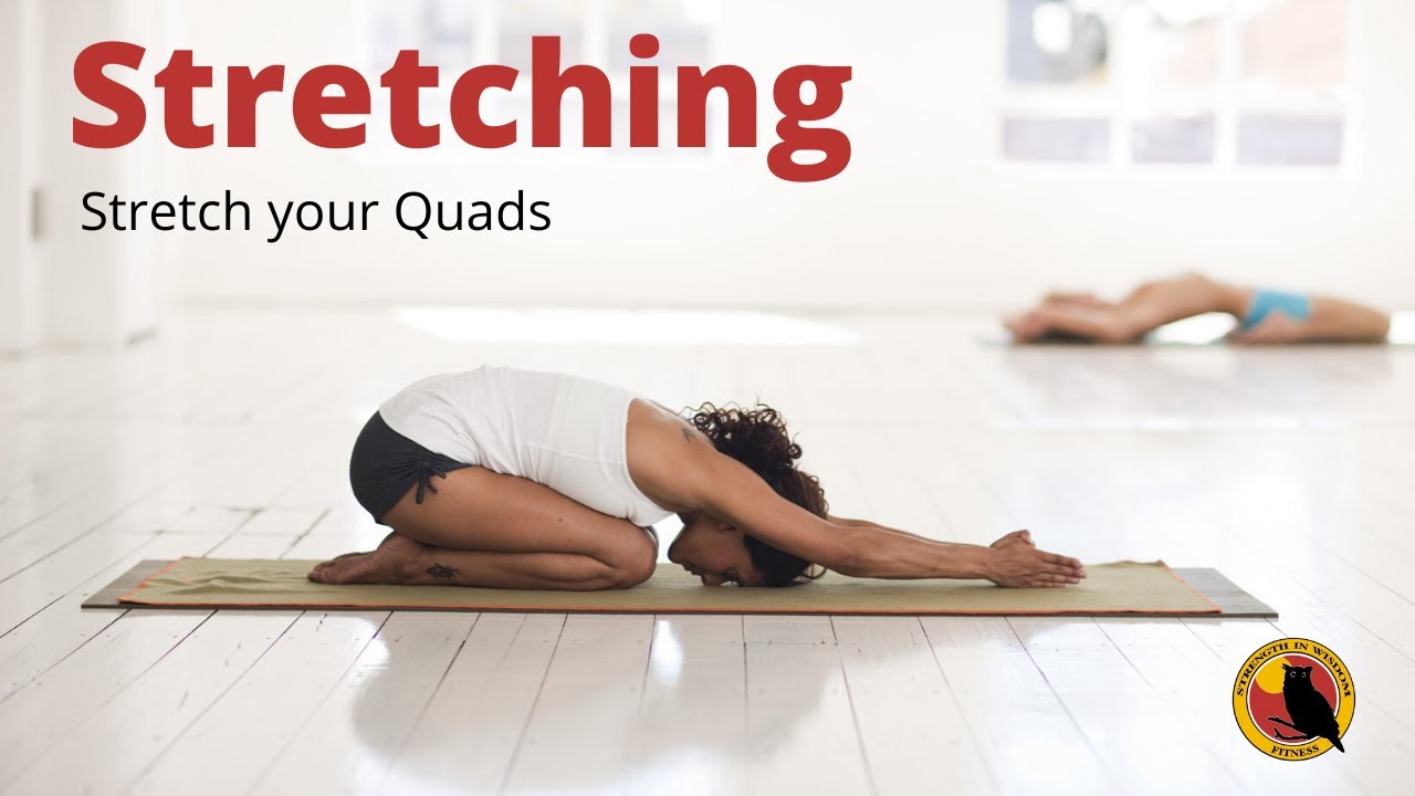 Stretch Your Quads - Standing and Lying Quad Stretches - YouTube