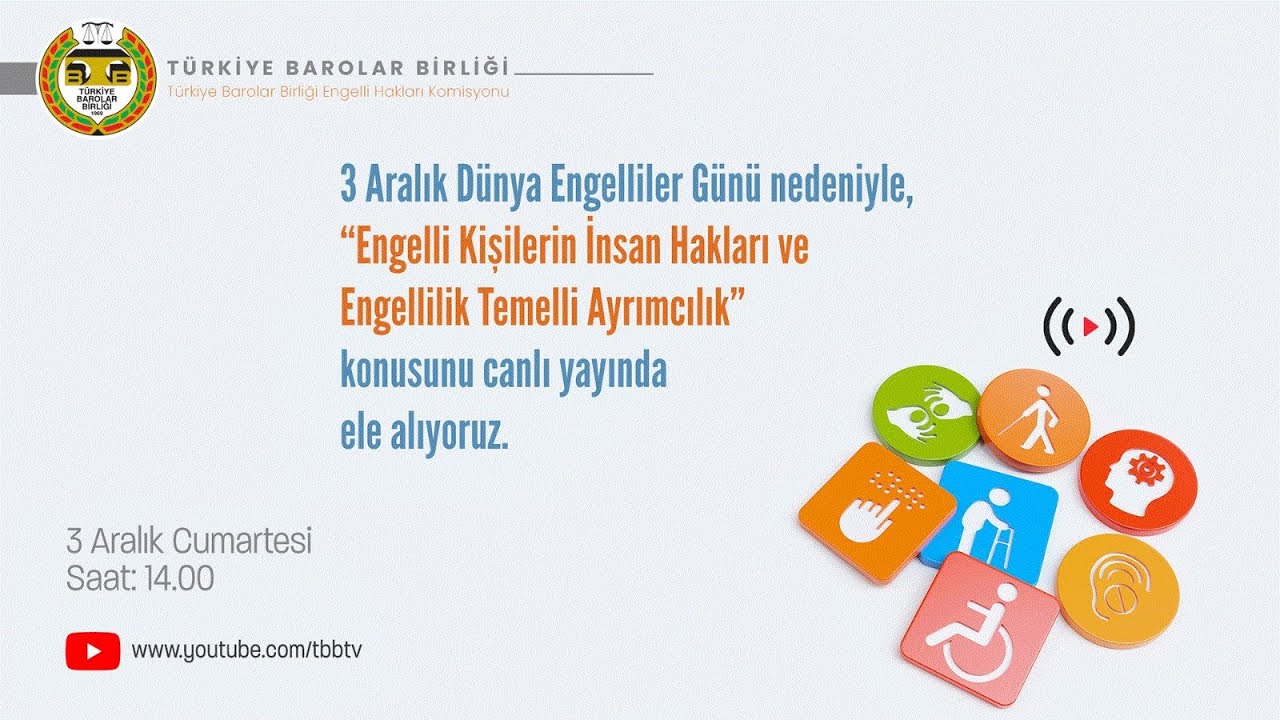 Engelli Kişilerin İnsan Hakları ve Engellilik Temelli Ayrımcılık - YouTube