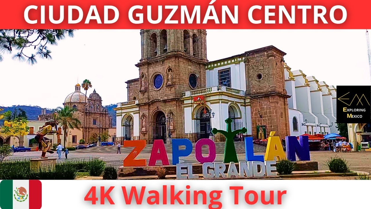 CIUDAD GUZMÁN (Zapotlán El Grande) 4K Walking Tour | Jalisco 🇲🇽 - YouTube