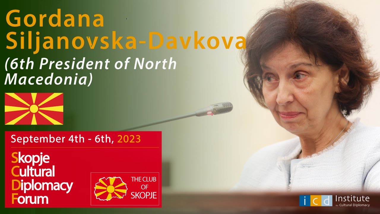 Gordana Siljanovska-Davkova (6th President of North Macedonia) - YouTube
