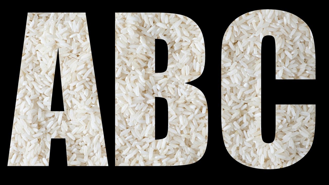 ABC SONG RICE | ABCDEFGHIJKLMNOPQRSTUVWXYZ | KIDS VIDEOS FOR KIDS | ABC ...