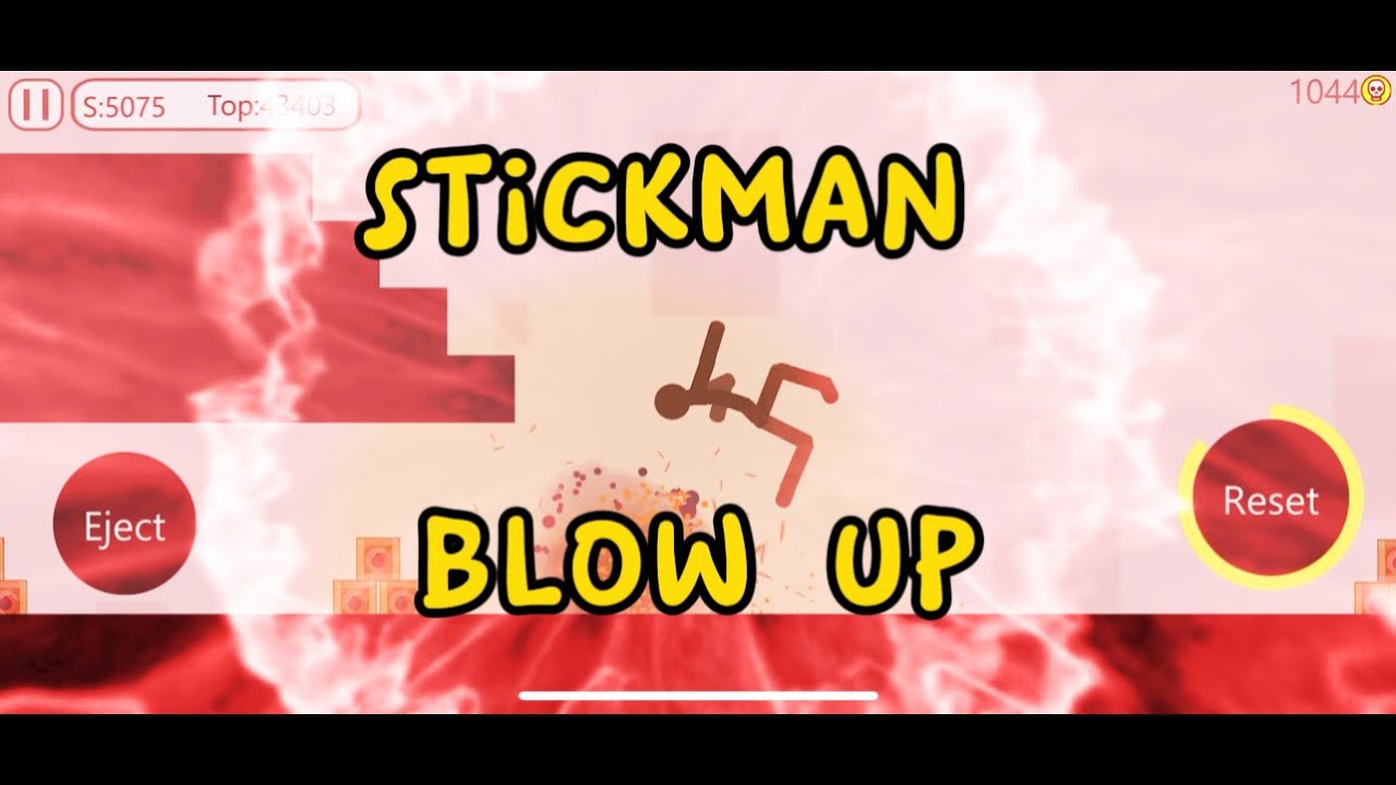 Amazing Stickman jumping and explodes - YouTube