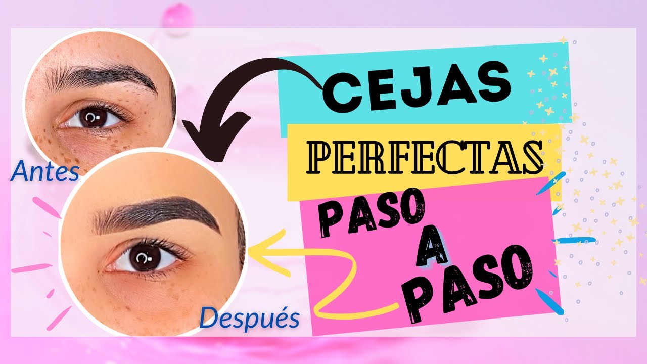 CEJAS PERFECTAS (tutoríal pasó a paso) - YouTube