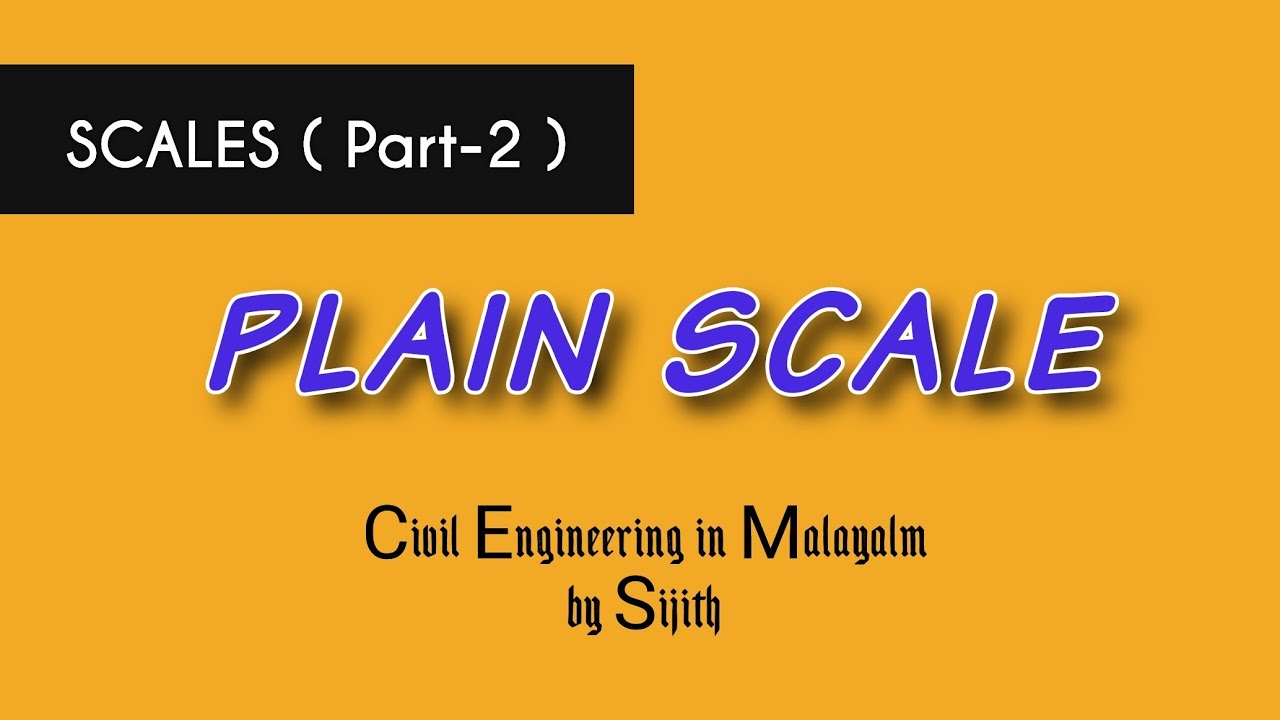 #Plain #Scale (Scales Part-2) #ENGINEERING #GRAPHICS #Civil # ...