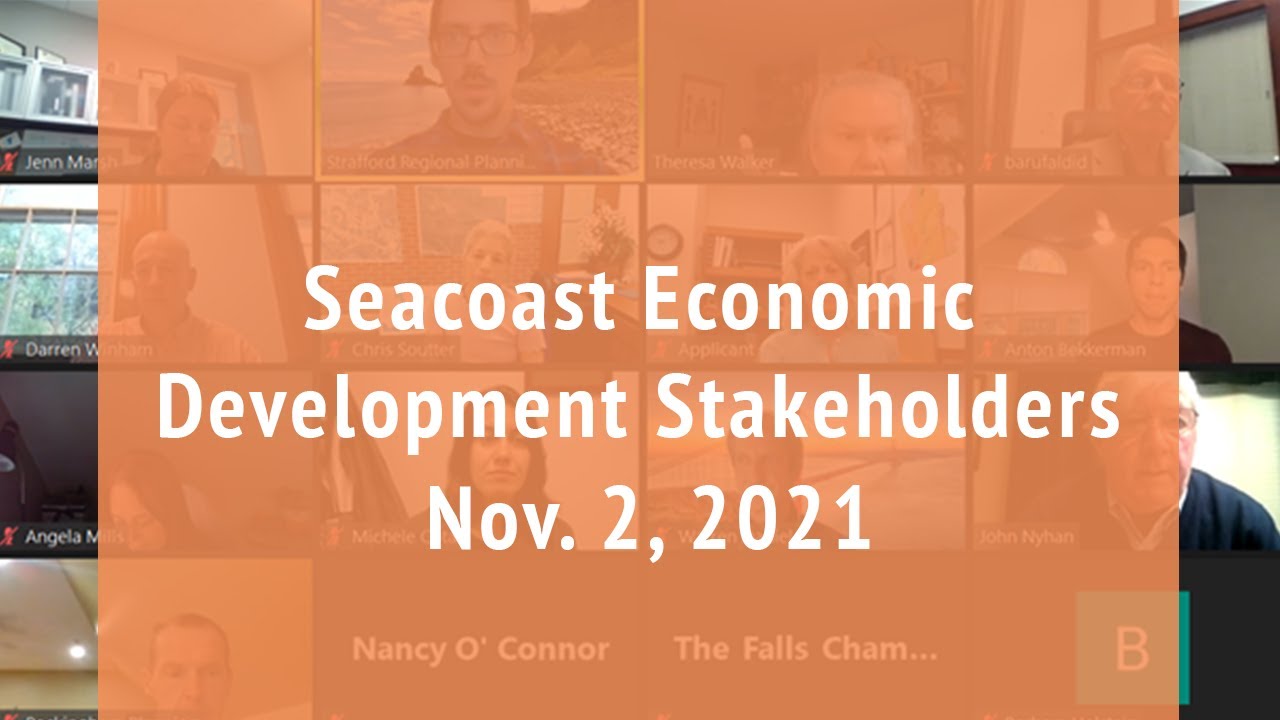 Seacoast Economic Development Stakeholders - Nov. 2, 2021 - YouTube