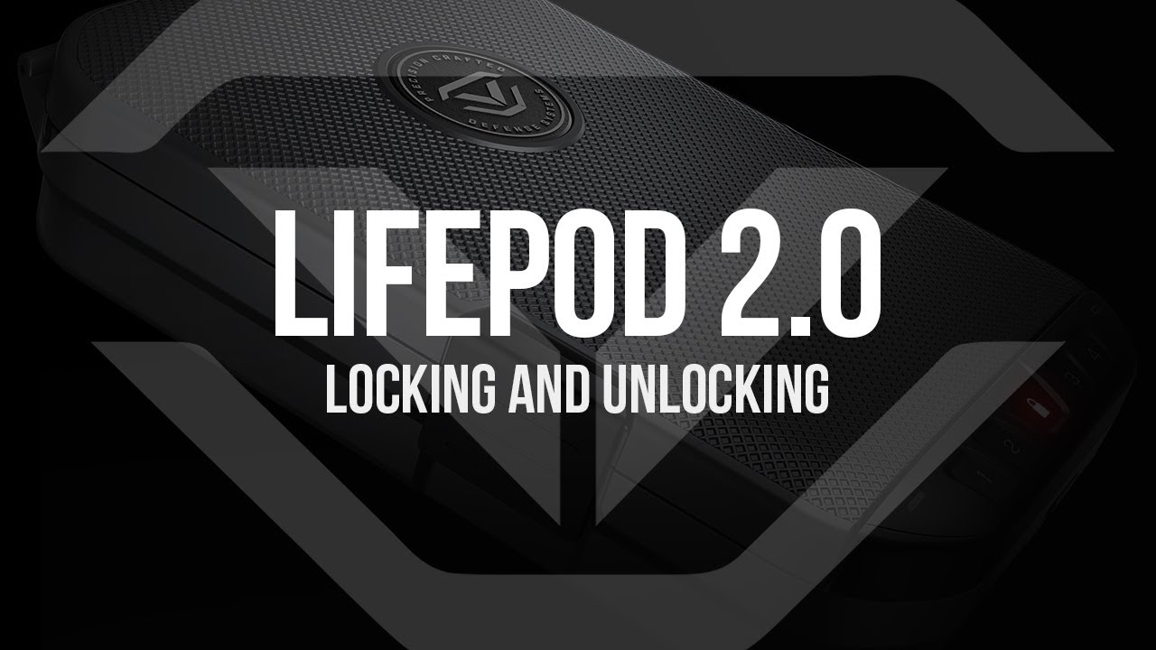 LifePod 2.0 Tutorial: Locking and Unlocking - YouTube