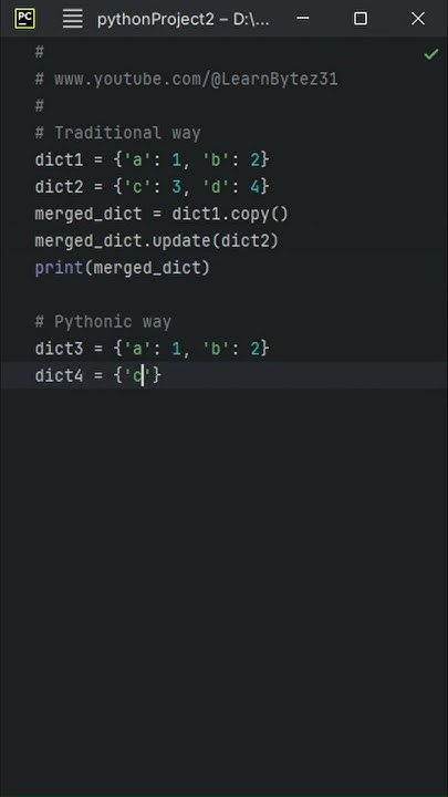 Python How To Combine Two Dictionaries Python Coding Pythoncoding Shorts Youtube 