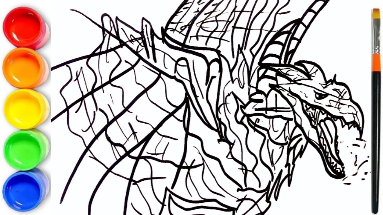 How to Draw Rodan | Drawing Rodan From Godzilla King of the Monsters ...