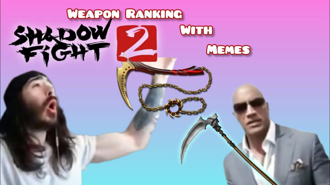 Ranking Shadow Fight 2 Act 1 and Act 2 weapon's with Memes - YouTube