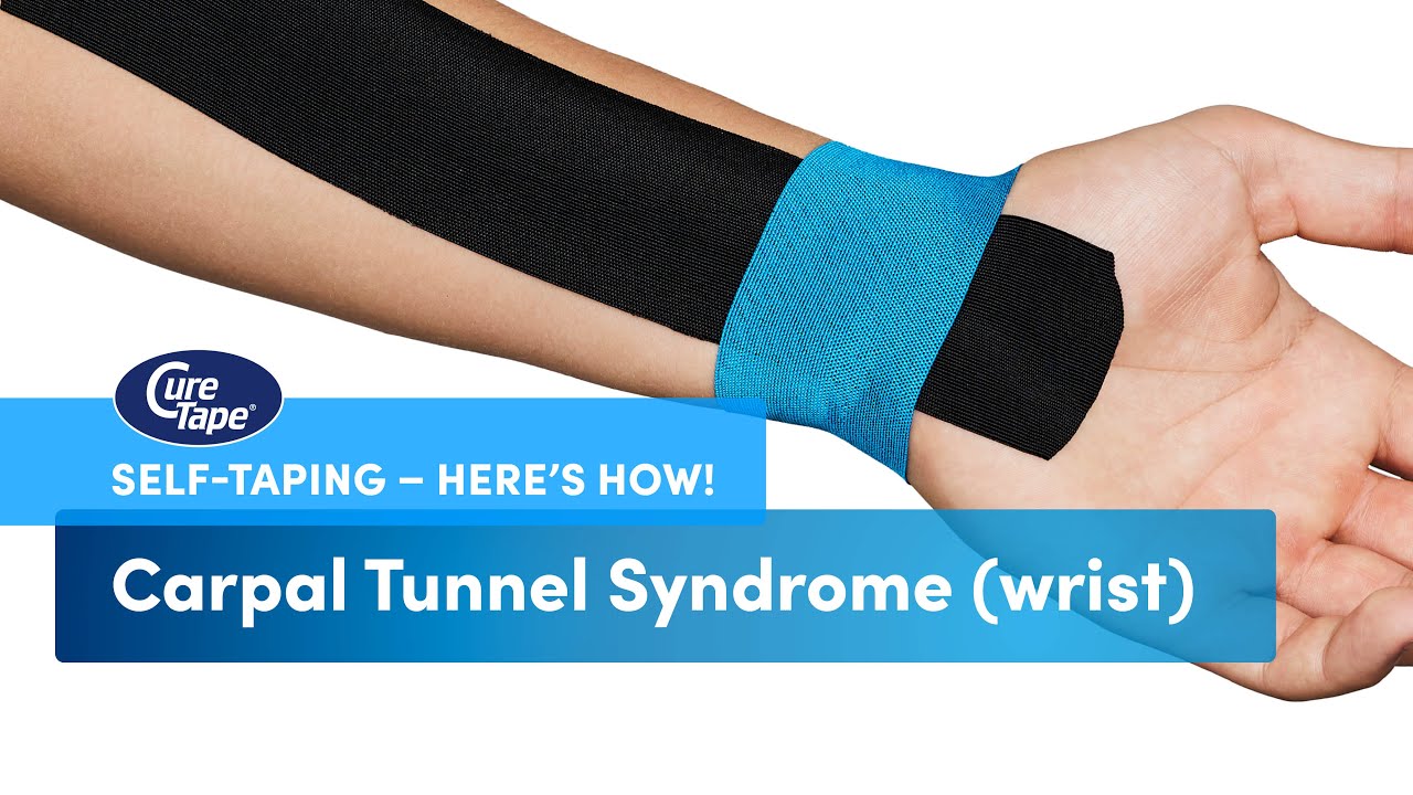 How to Tape Your Wrist for Carpal Tunnel Syndrome | Kinesiology Taping ...