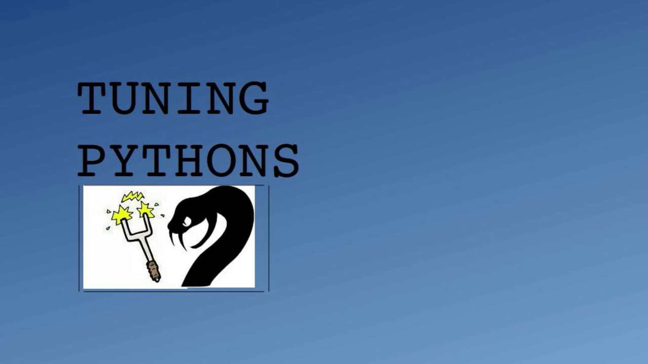 Tuning a python : Introduction to python and classes - YouTube