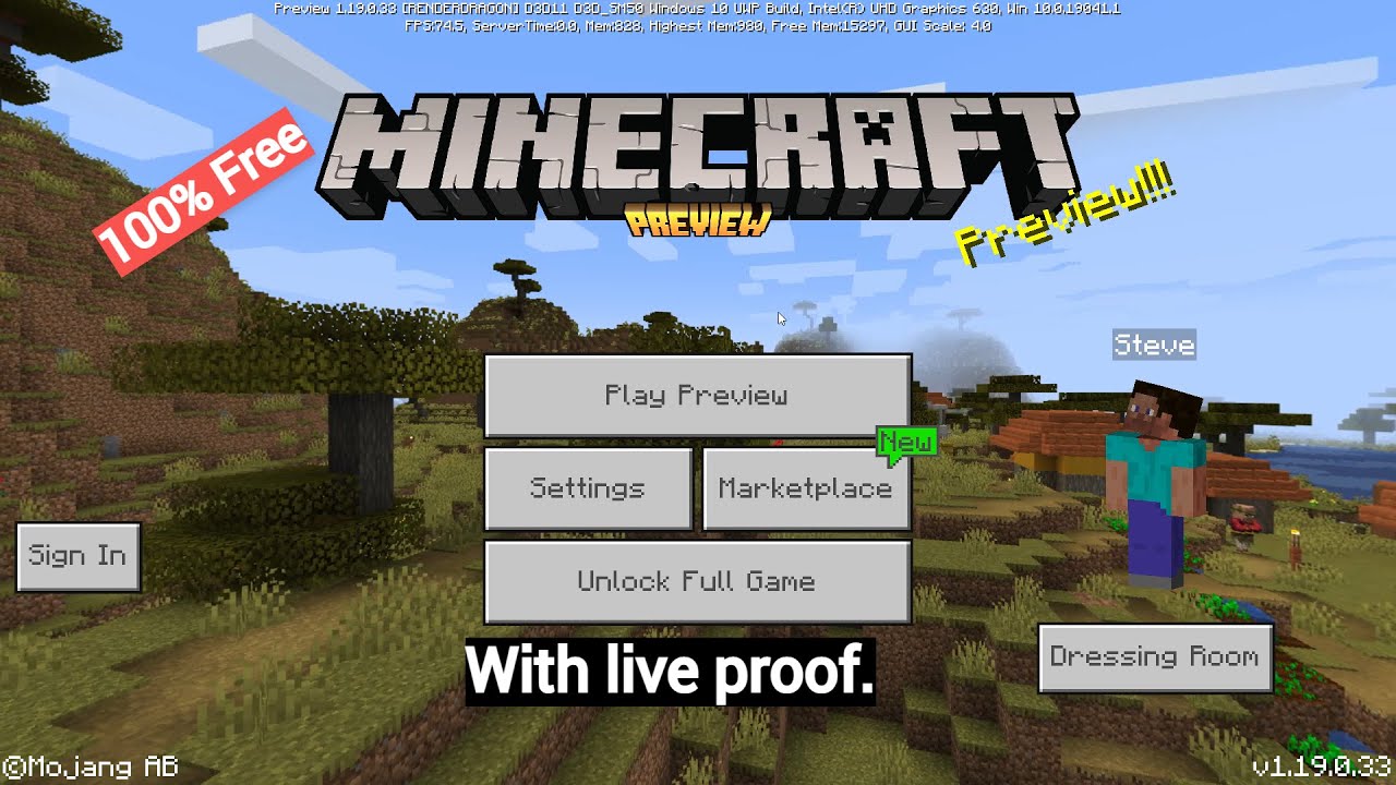 How to download Minecraft Bedrock Edition for free - YouTube