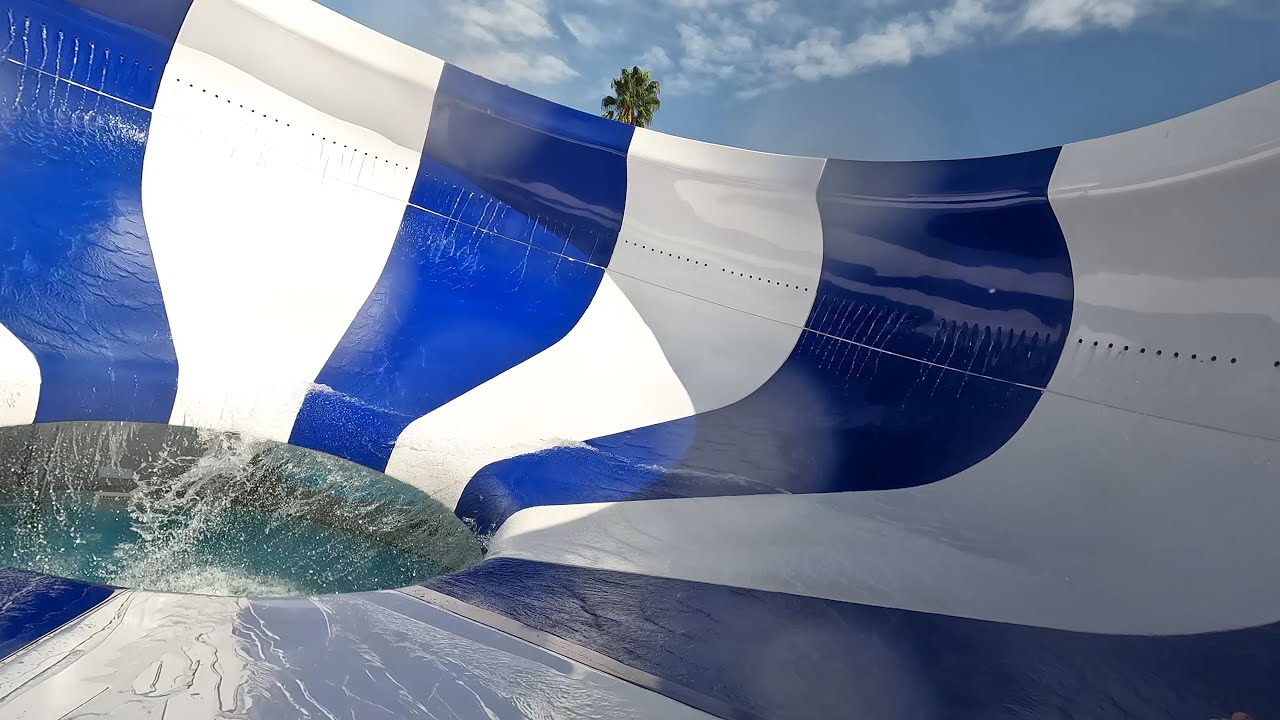 Space Bowl Water Slide at Aquapark Turkey [4k] - YouTube