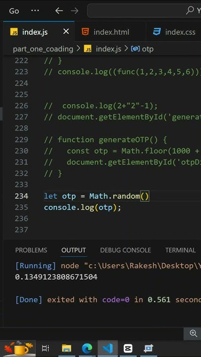 Otp Generate By Javascript Javascript Css Html Coading