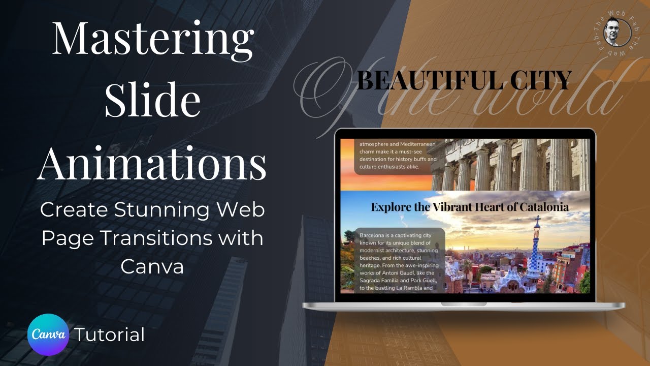 Stunning Web Page Transitions Made Easy with Canva Animations! - YouTube