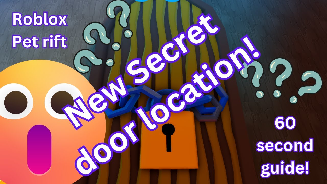 Roblox Pet Rift How to open the new secret door! New huge cat! Quick 60 ...