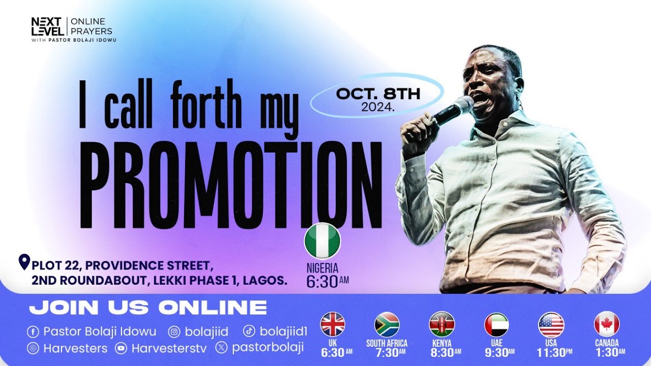Prayer For Back To Back Testimonies || Pst Bolaji Idowu | Oct 8th 2024 ...