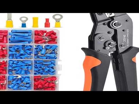 SN-02C Wire Crimping Tool Set Insulated Wire Electrical Connectors ...