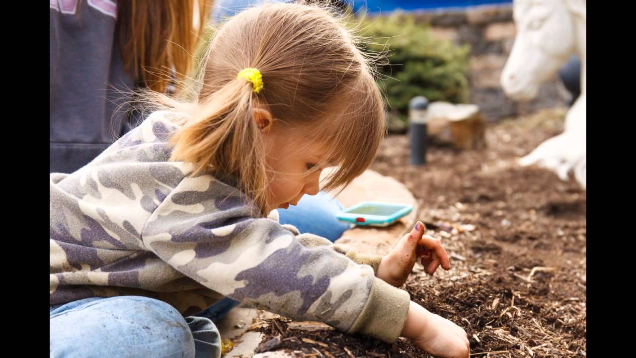 Ellie planting seeds - YouTube