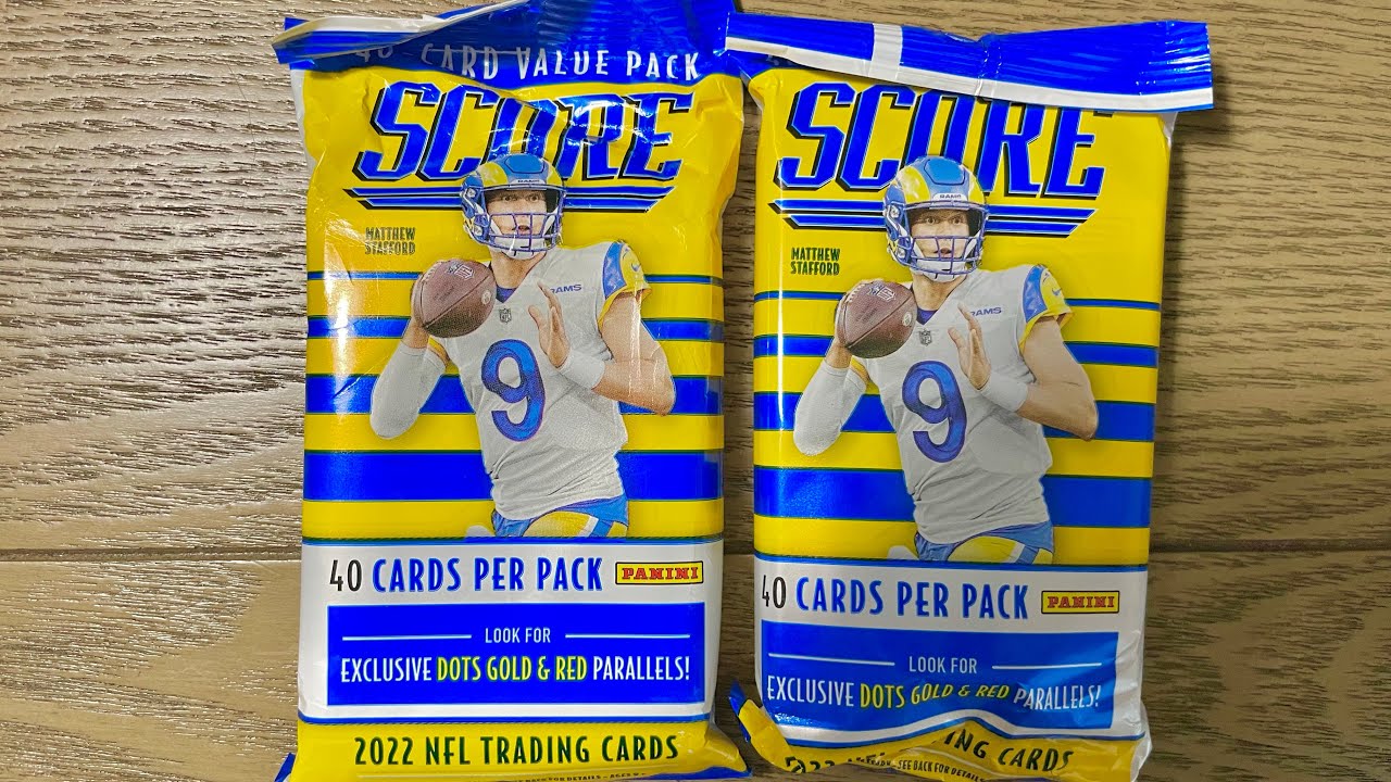 NEW RETAIL 2022 NFL Score Fat Pack Opening! - YouTube