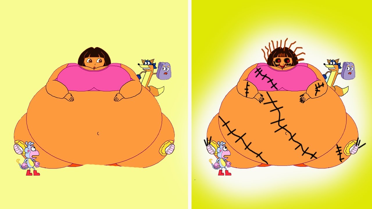 FAT DORA EAT EAT EAT VERSION 😲😲😲 - YouTube