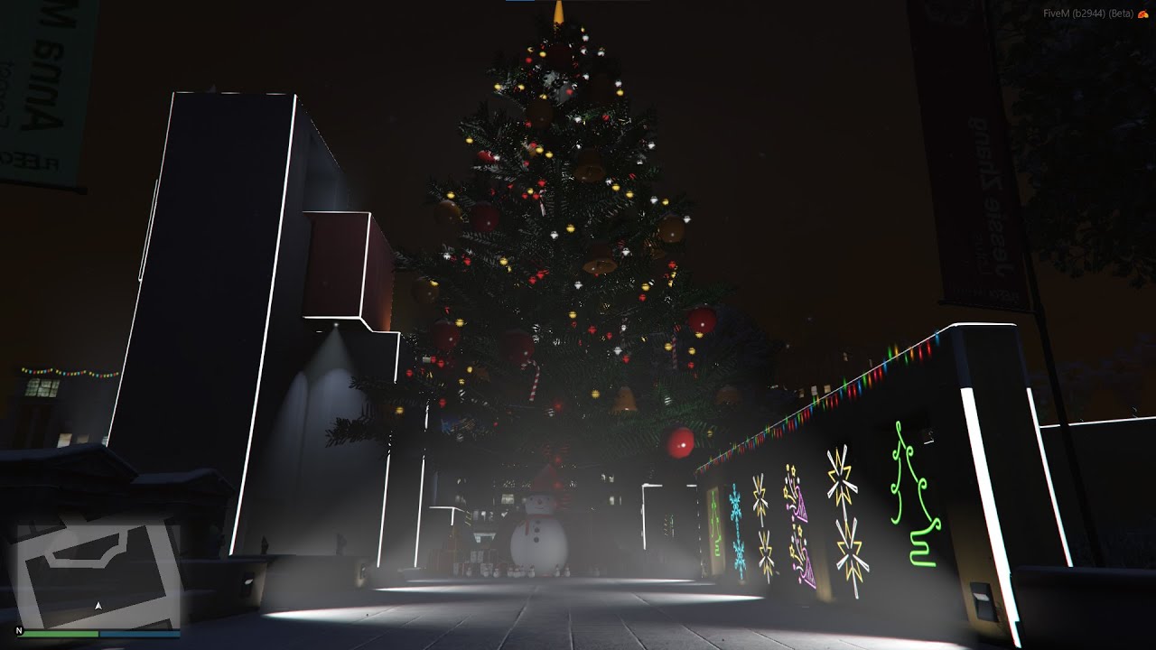 Christmas Decoration 2.0 | Whole City Decoration | Fivem | GTA 5 - YouTube