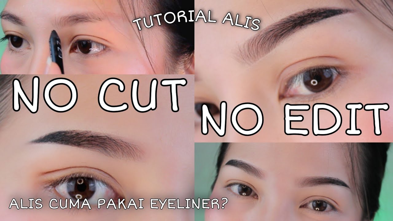Tutorial Alis Pakai Eyeliner? (NO CUT NO EDIT VIDEO) - YouTube