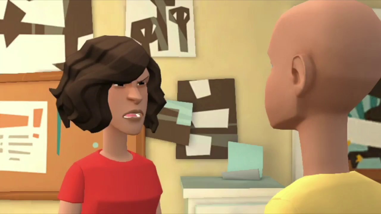 Caillou Kisses Sarahgets Caught By Mothergrounded Youtube