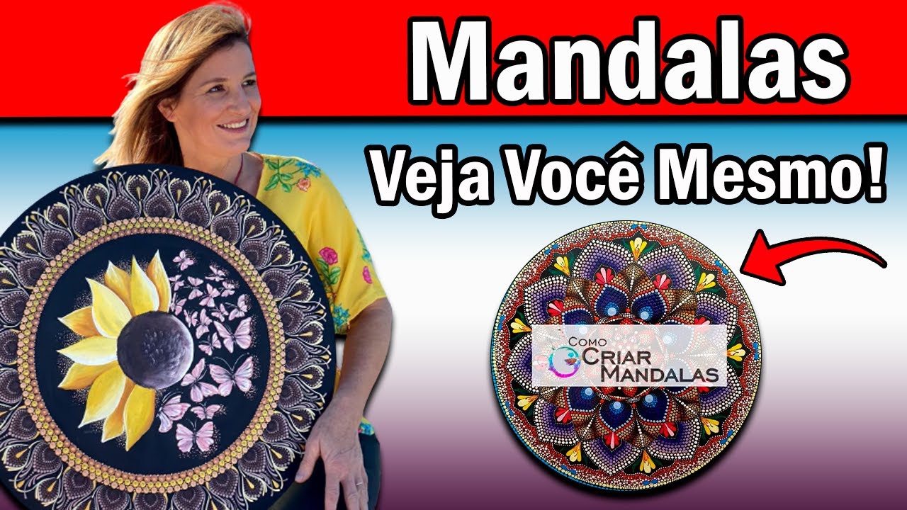 Oficina De Mandalas - (CHEGOU A HORA) - Como Desenhar Uma Mandala - Curso De Mandalas Online ...
