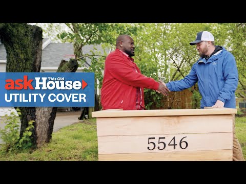 How To Cover Utility Boxes In Front Yard