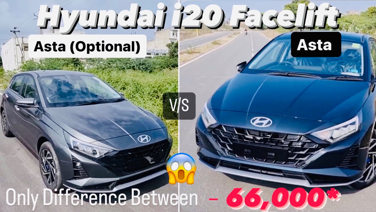 2024 New 🚘 Hyundai i20 Asta vs Asta Optional | Manual Transmission | # ...